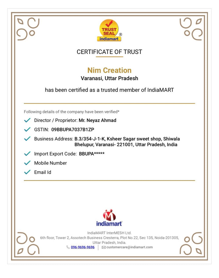 Airforce Banarasi Pure Khaddi Georgette Saree – ISMAILY ARTS